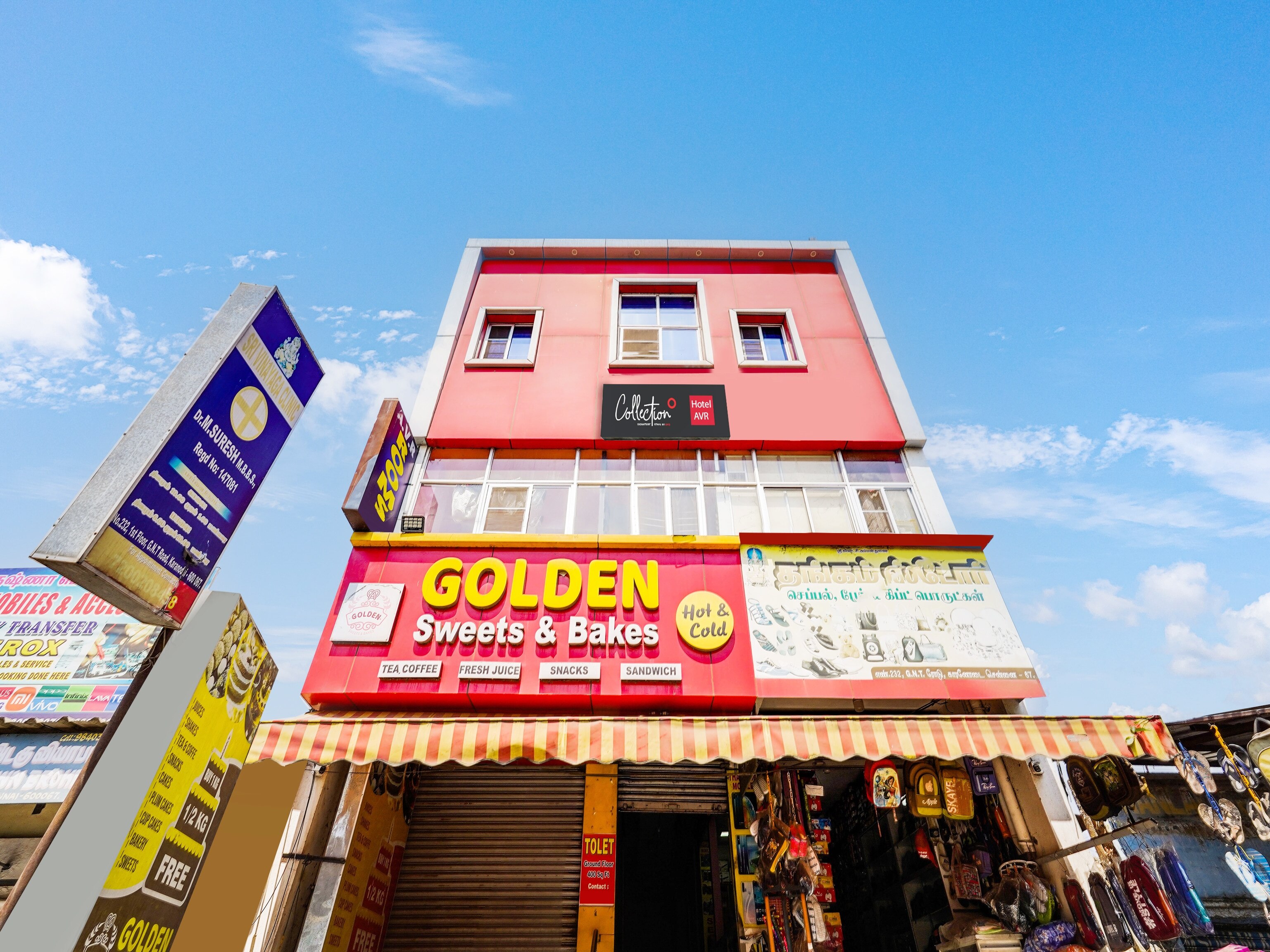 Collection O AVR ROOMS 𝗕𝗢𝗢𝗞 Ponneri Hotel