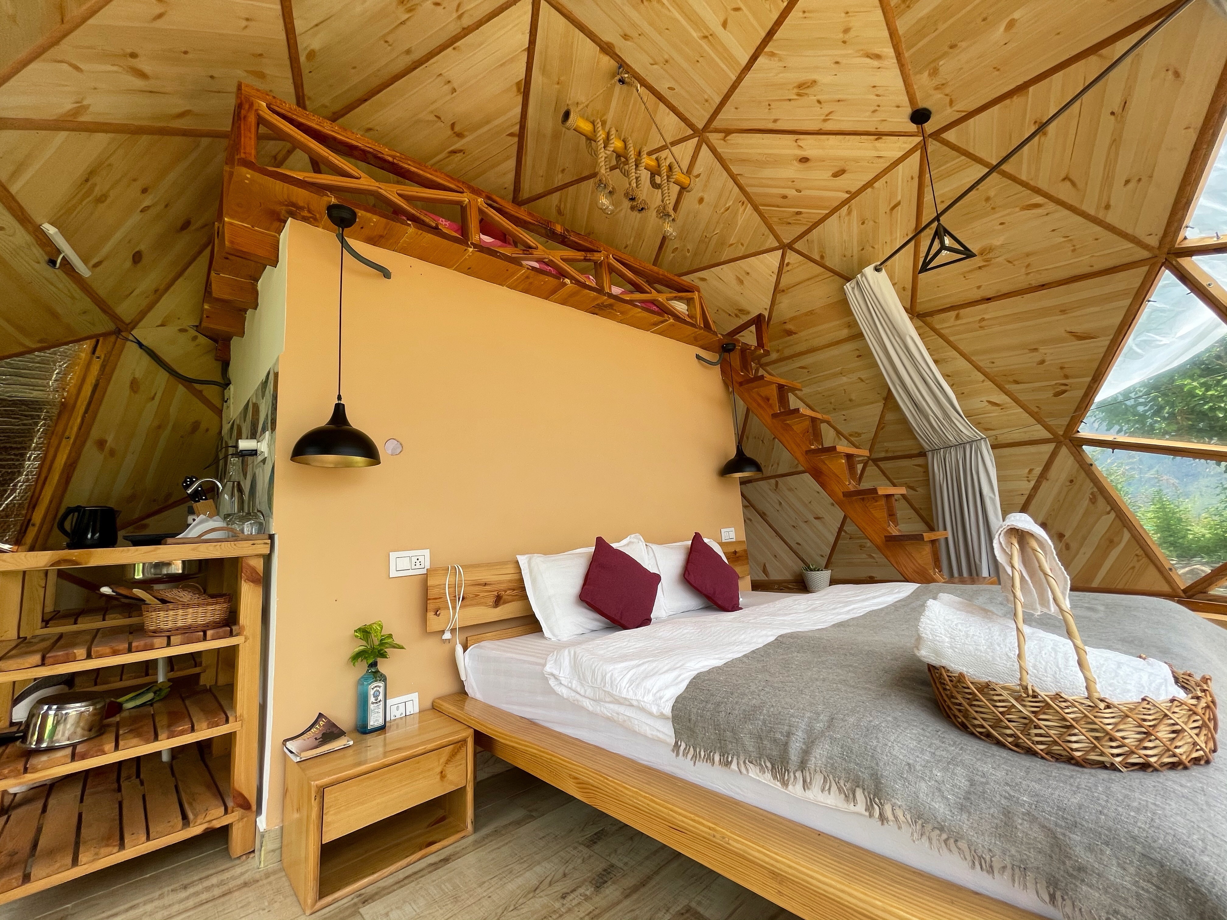 Itsy Bitsy Cabin | Dome-shaped Cabin 𝗕𝗢𝗢𝗞 Kasol Cottage 𝘄𝗶𝘁𝗵 𝗙𝗥𝗘𝗘 ...