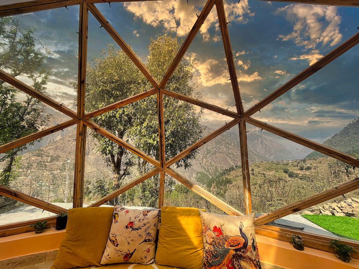 Itsy Bitsy Cabin | Dome-shaped Cabin Best Rates on Kasol Hotel Deals ...