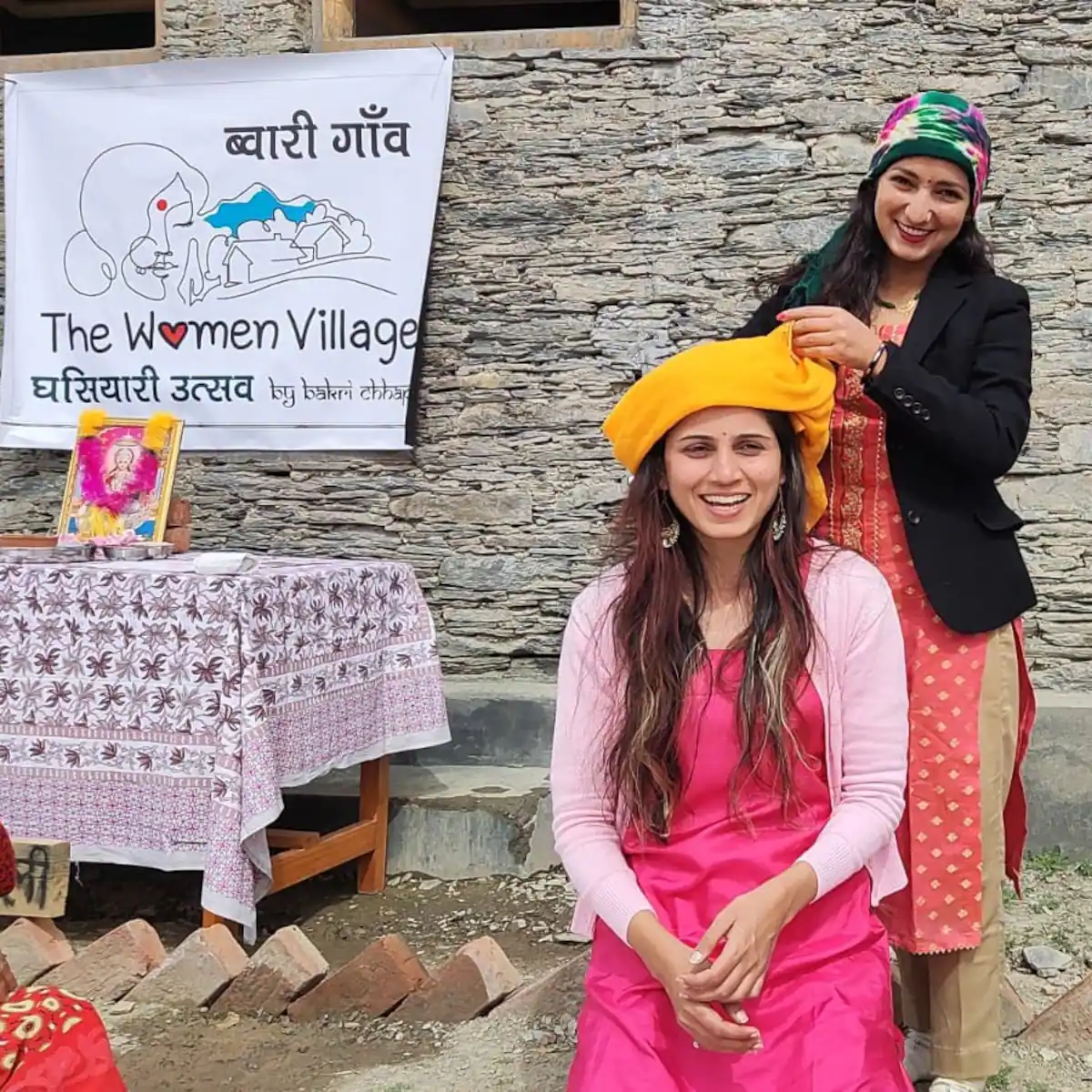 The Women's Village, Matholi by Bakri Chhap 𝗕𝗢𝗢𝗞 Uttarkashi Homestay ...