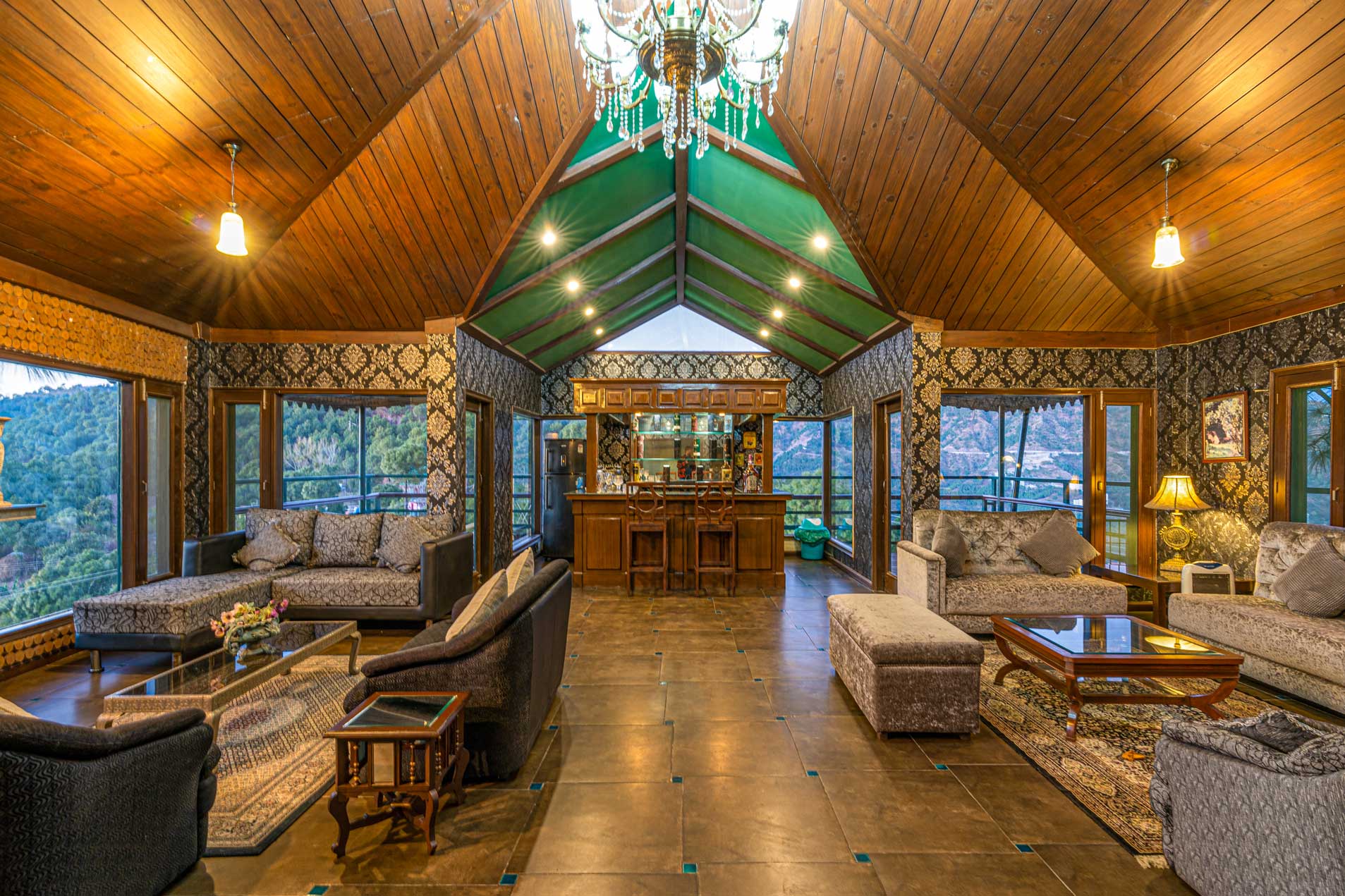 StayVista at Villa Mountain Crest w/ Outdoor Pool | Solan Villa BOOK @ ₹1